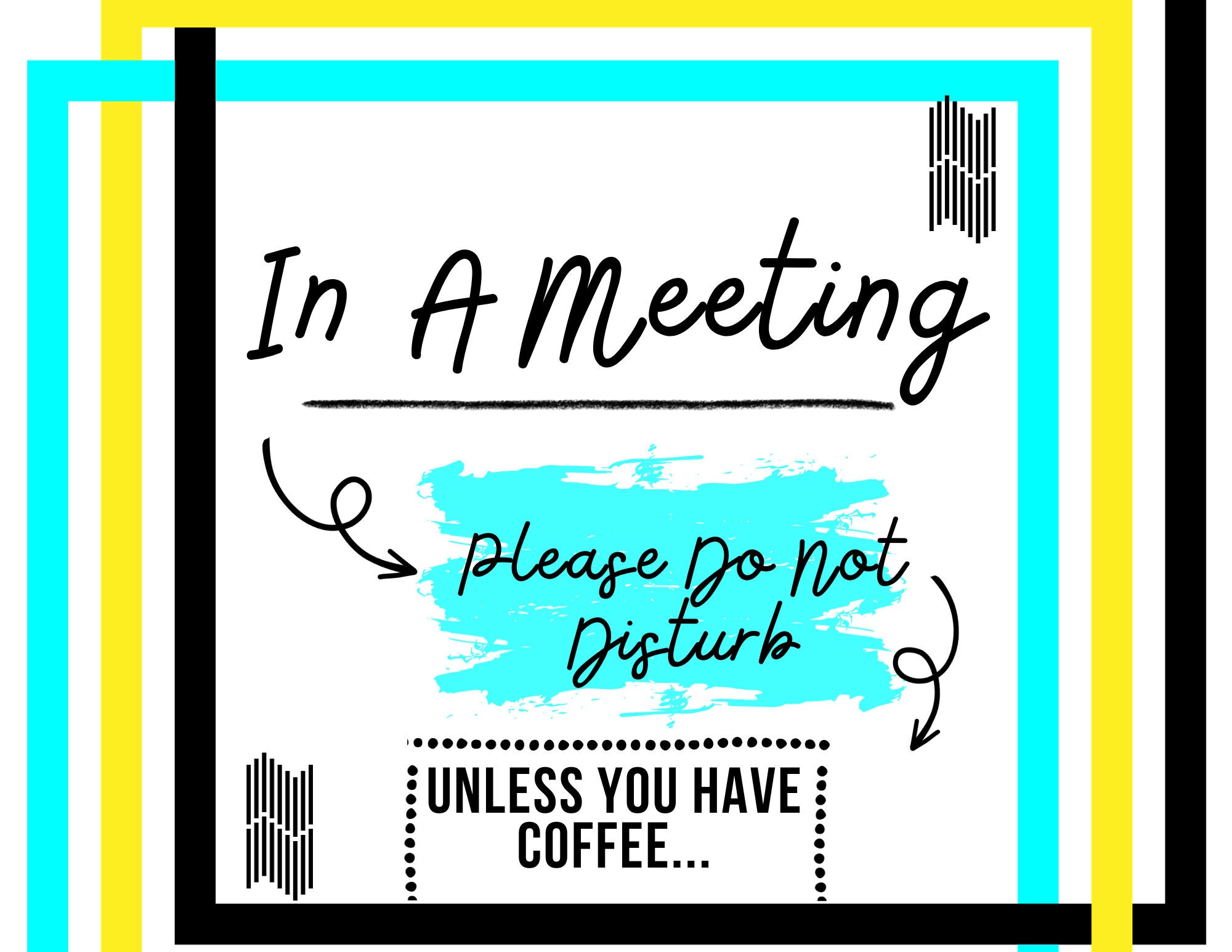 Office Signs, Printable Office Sign, Gifts for Teachers, Coffee Lovers ...