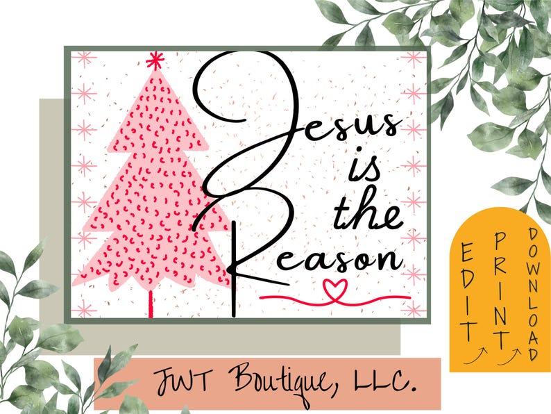 Printable Office Sign Religious, Christmas Decorative Signs, Jesus is ...