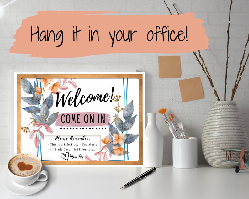 Office Sign for Wall, Printable Office Signs, Gifts for Teachers, Home ...