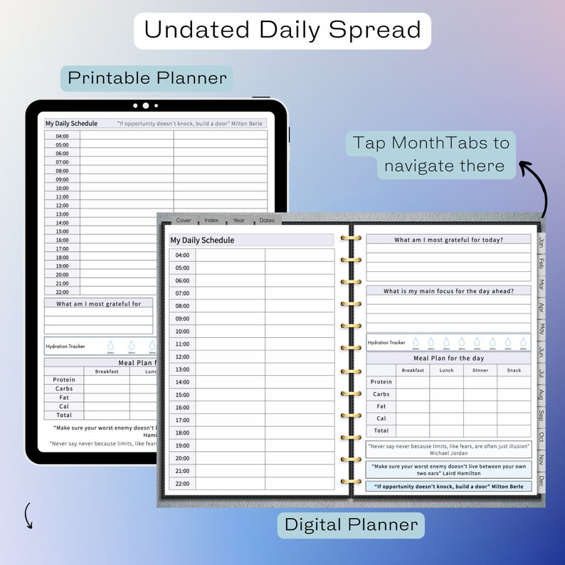 Fitness Planner, Workout Planner, Athletes Planner, Printable Planner ...