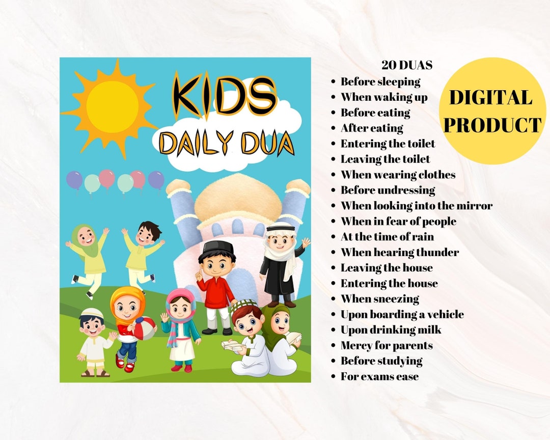 Kids Daily Dua Book | My Daily Dua Book | Dua Book for Kids | Dua and ...
