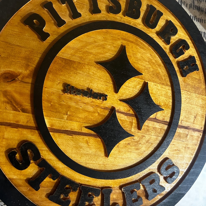 Steelers Wood Sign - Etsy