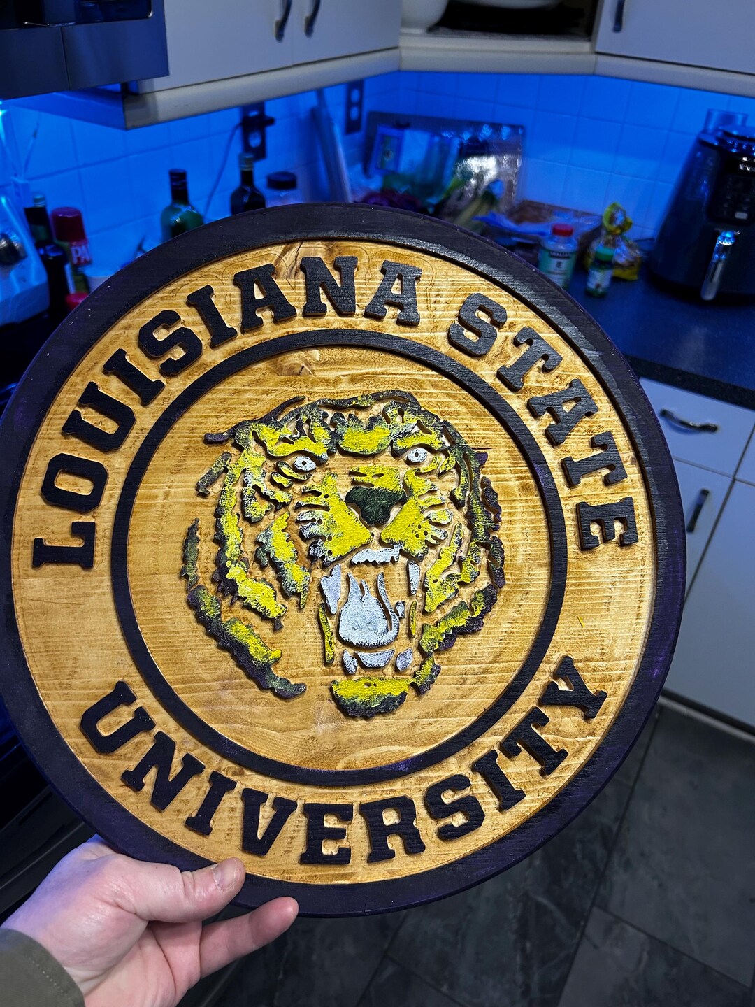 LSU Football Bar Sign - Etsy