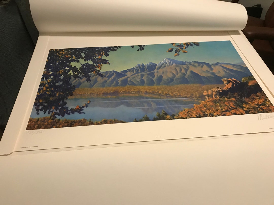 Fred Machetanz Print Golden Years Number 526 of 1950 - Etsy