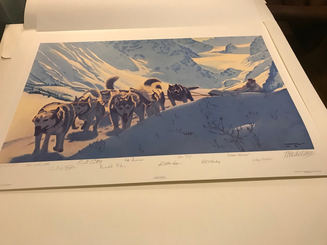 Fred Machetanz Lithograph - Etsy