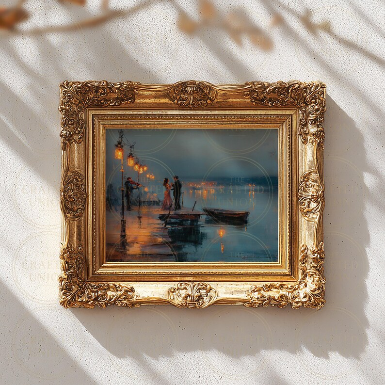 Din A Frame Mockup, Gold Frame Mockup, Wall Art Display, Vintage Frame ...