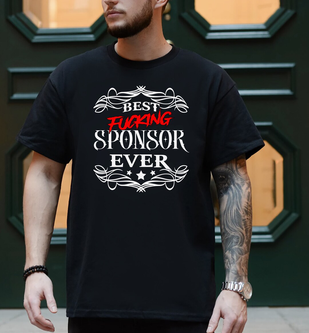 Best Sponsor Ever Unisex Black Tee, Recovery, Narcotics Anonymous ...