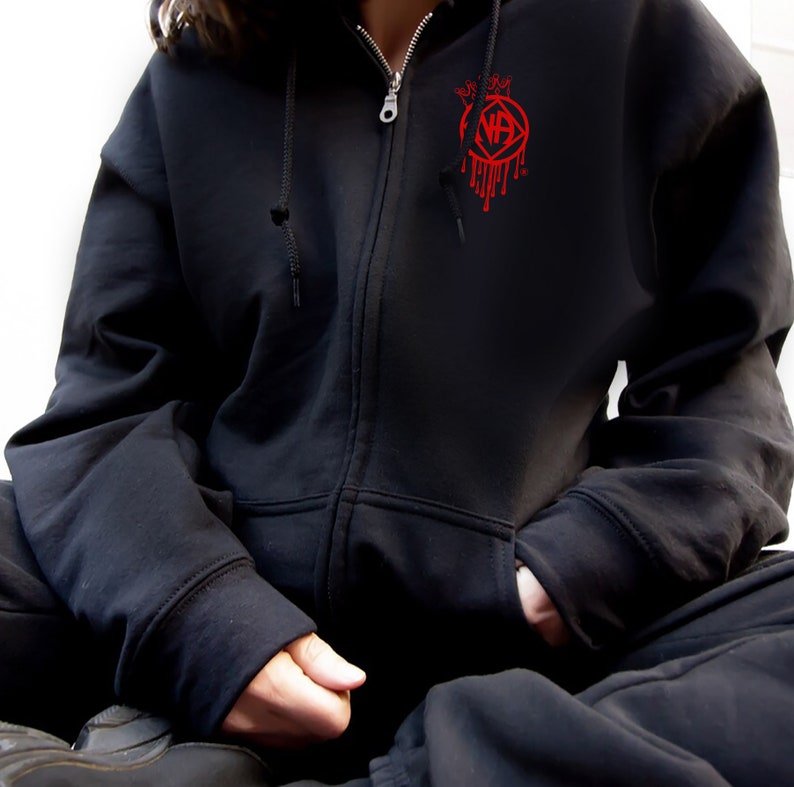 NA Narcotics Anonymous Mens Recovery Hoodie Black/white Unisex Pull ...