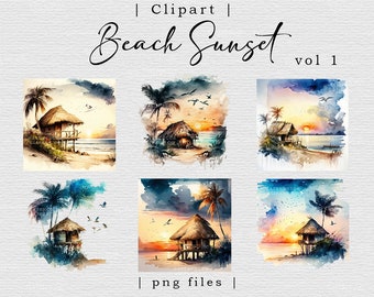 Sunroom Clipart Set Vol 1 | Digital Watercolor Clip Art | Scrapbooking ...