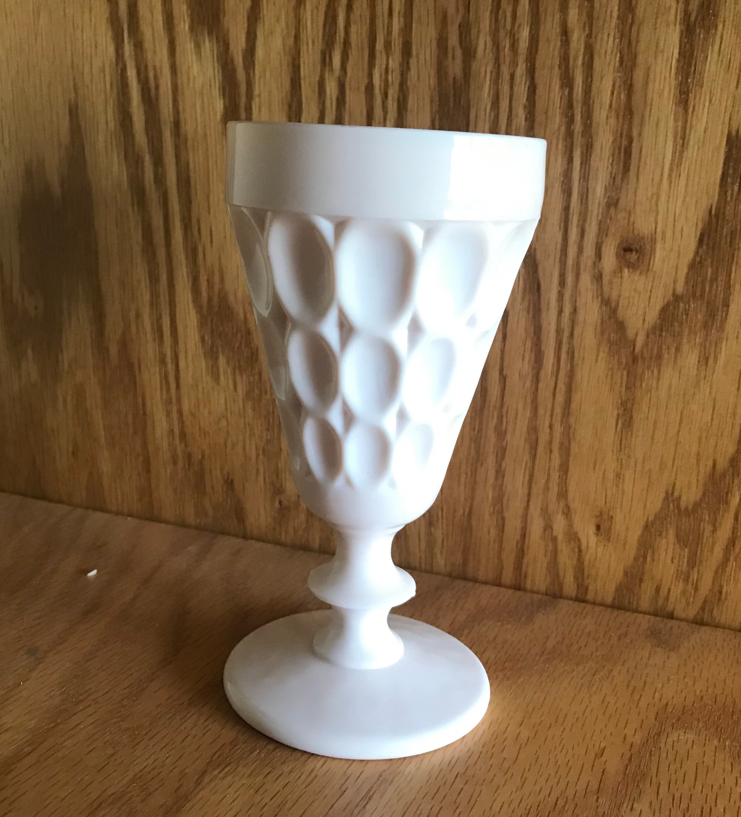 JEANETTE SHELL PINK Milk Glass Goblets - Vintage (set of 5) (P20) - Etsy