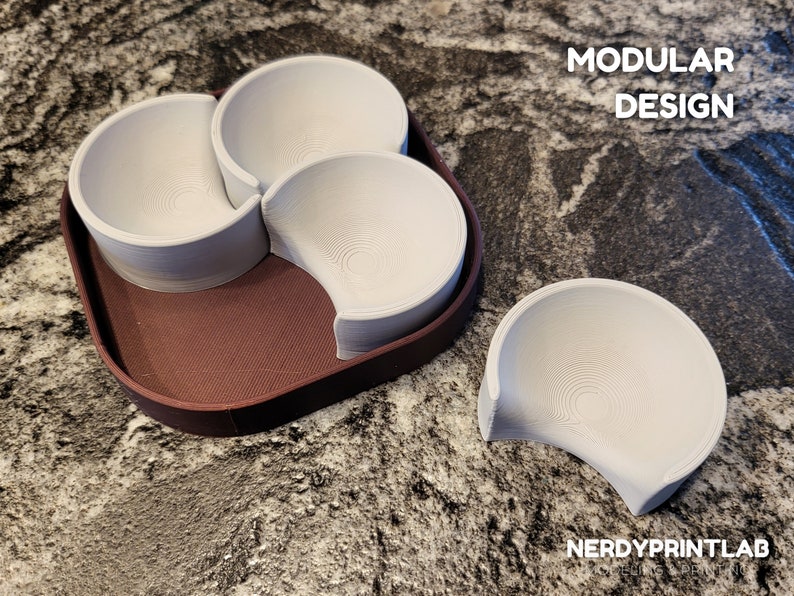 5pc Modular Chopstick Holder Set | 3D Printed Chopstick Rest | Table ...