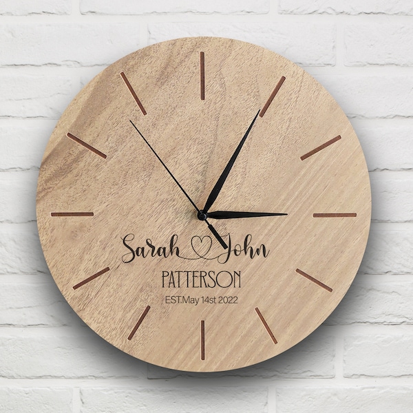 Custom Wall Clock - Etsy