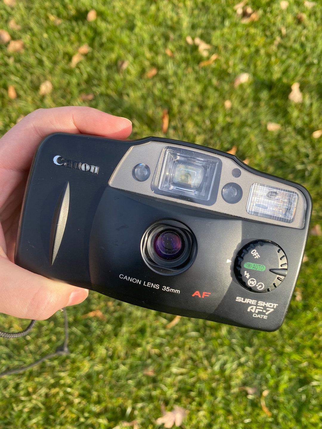 Canon Sure Shot AF-7 Vintage 35mm Film Point and Shoot Camera Tested ...