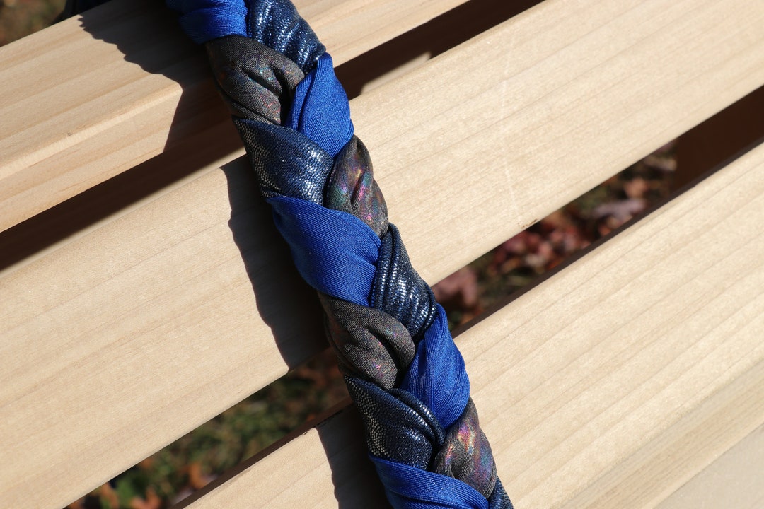 Royal Blue, Oil Slick & Metallic Blue Braided Tail Bag Tri Star Tails ...