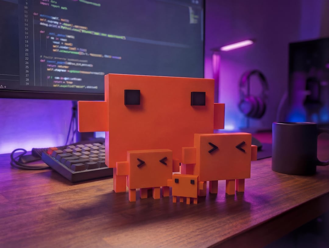 Claude Code Claw'd | 3D Printed Figurine | X-large, Medium, Small and X ...