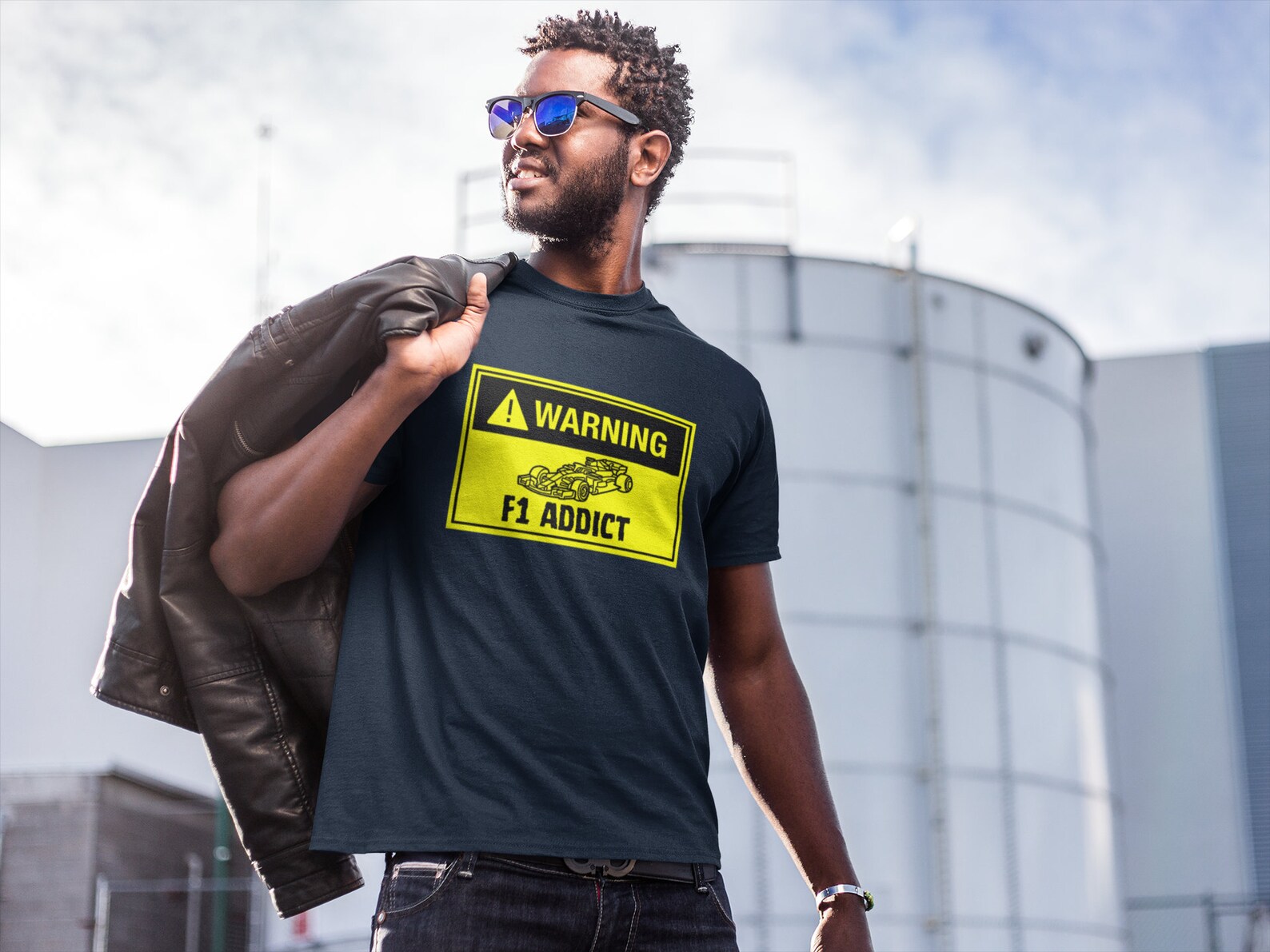 Formula 1 Shirt warning: F1 Addict Funny Racing T-shirt/tee for Men and ...