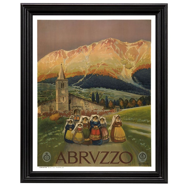 Abruzzo Italy Poster - Etsy