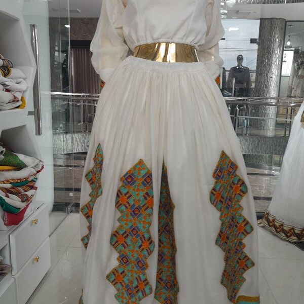 Ethiopian Two Piece Dress - Etsy