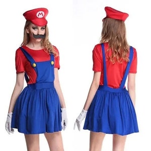 Super Mario Clothes Costumes for Adults / Women mario & - Etsy