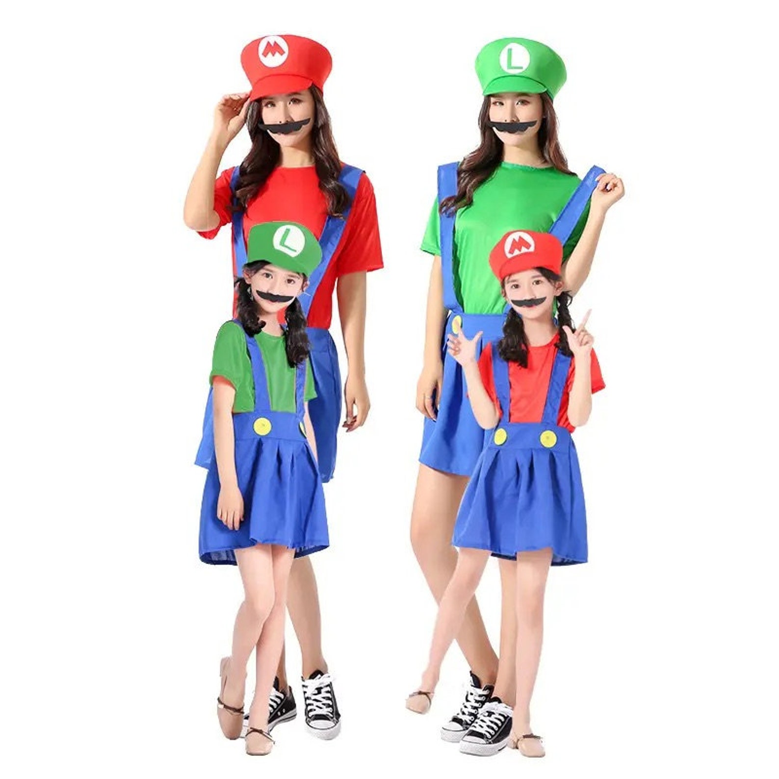 Super Mario Clothes Costumes for Adults / Women mario & - Etsy
