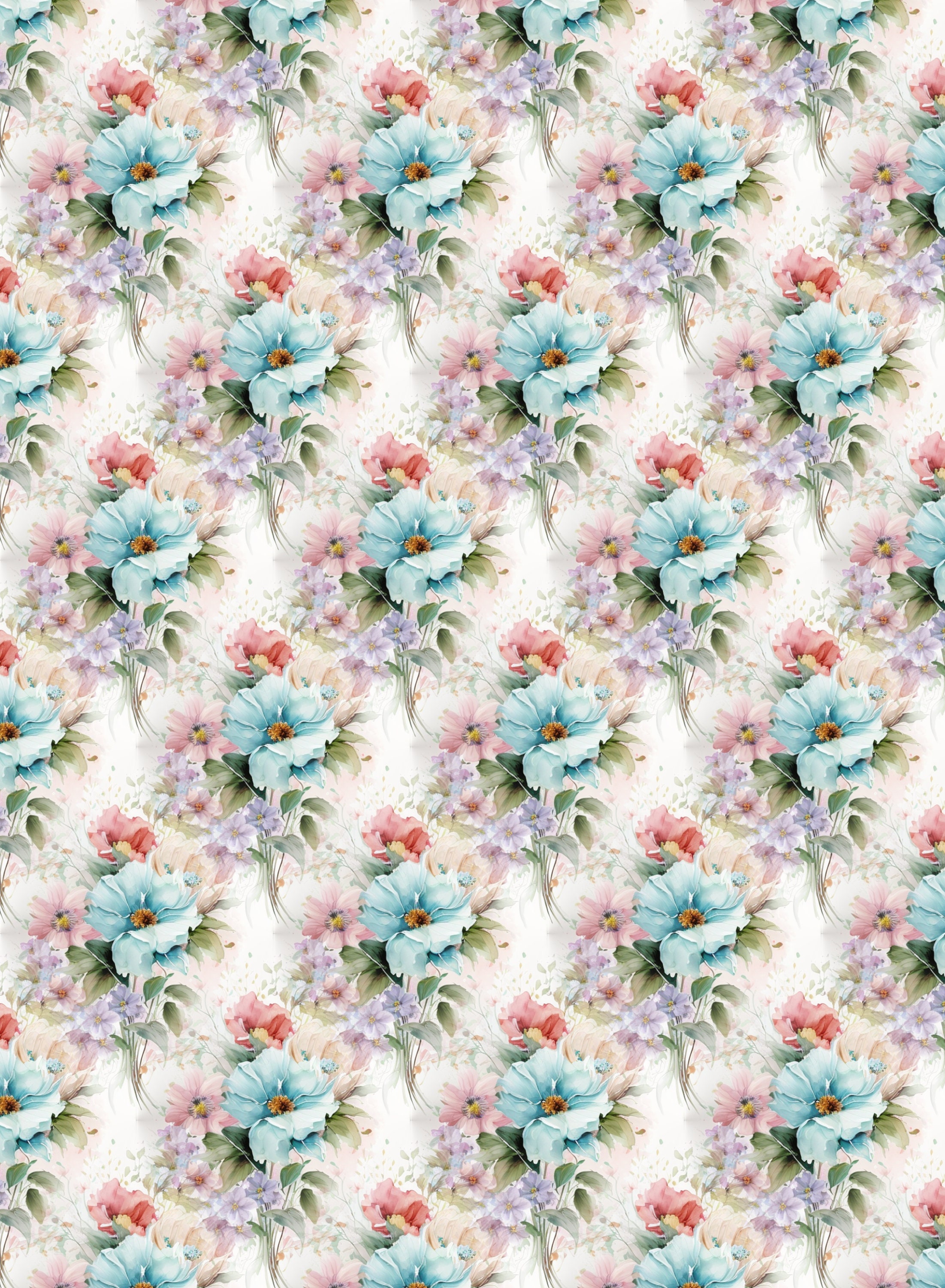 Ten Pastel Seamless Floral Patterns, Elegant and Sophisticated, to ...