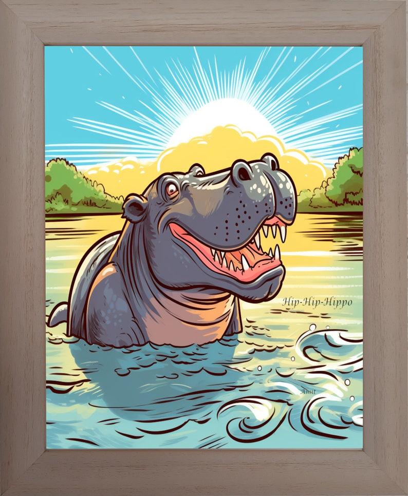 The Laughing Hippo is a Heart Warming Lively and Entertaining Artist's ...