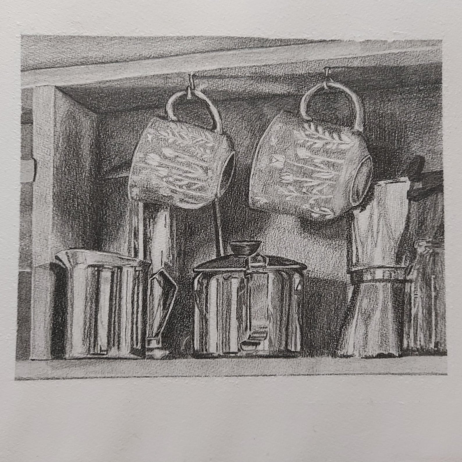 Graphite Still-life - Etsy