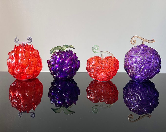 Devil Fruit 1P Themed Gomu Gomu, Ope Ope, Mera Mera & Yami Yami Devil ...