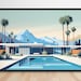 Mid Century Modern Art, Palm Springs Digital Download, Retro Home Decor ...