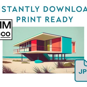 Mid Century Modern Folly Beach Vibes, Charleston Coastal Home, Ocean ...