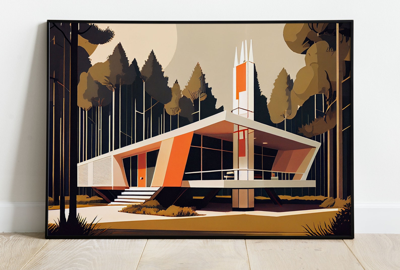 Mid Century Modern Low Country Rocket Inspired Home, Space-age Design ...