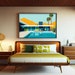 Retro Poolside Decor Palm Springs Pool Print, Mid Century Modern Art ...
