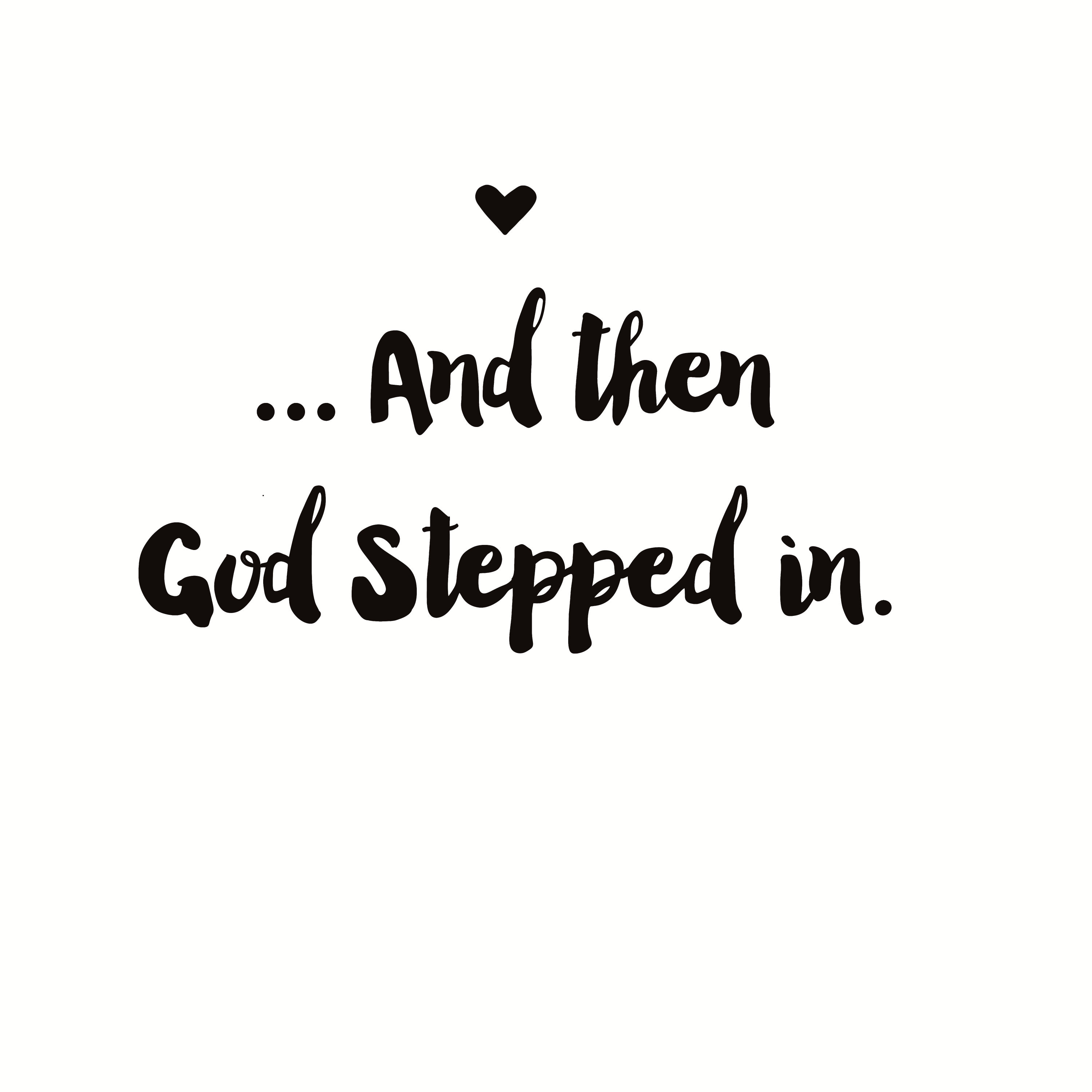 PNG Instant Download and Then God Stepped In - Etsy