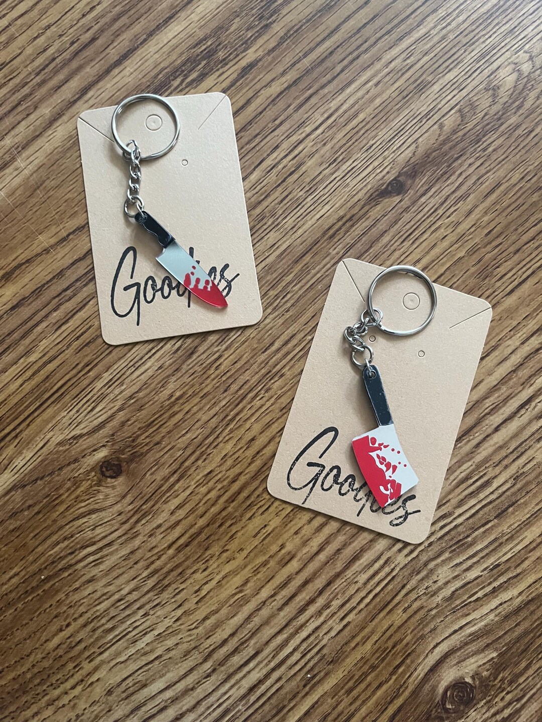 Halloween Keychains Bloody Knife Keychain Horror Film Keychains - Etsy