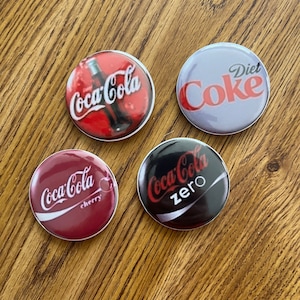 Custom Vintage Buttons Soda Pop Pin-back Button Pins - Etsy