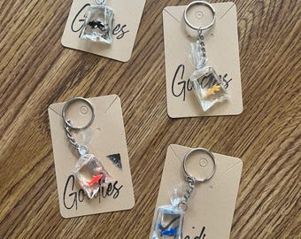 Fish in Bag Keychain DELUXE - Etsy
