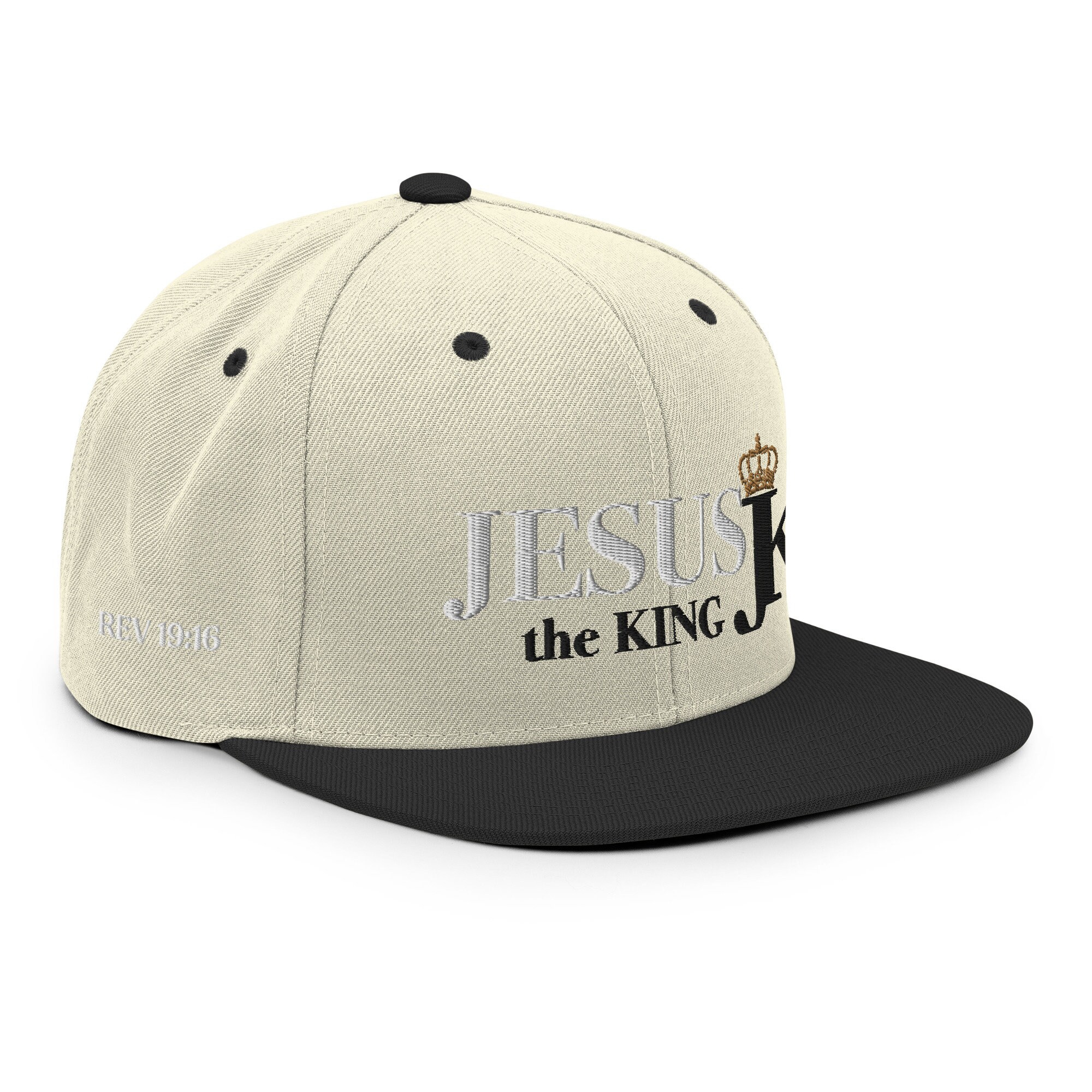 Jesus the King Snapback Hat, King Jesus Hat, Jesus King Cap, JK ...