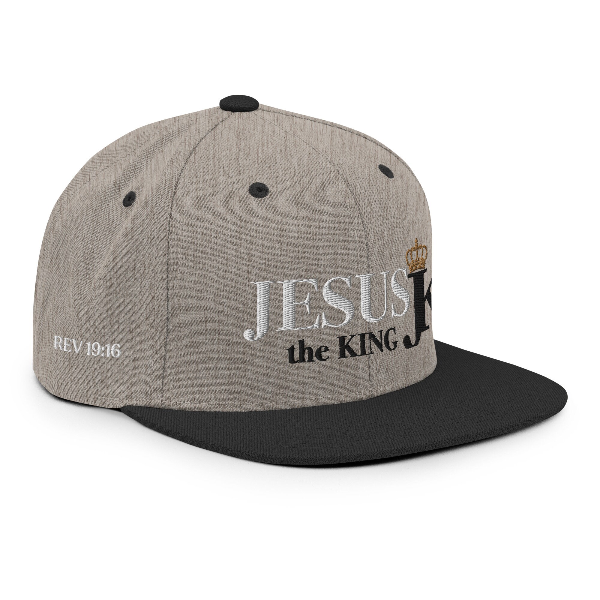 Jesus the King Snapback Hat, King Jesus Hat, Jesus King Cap, JK ...
