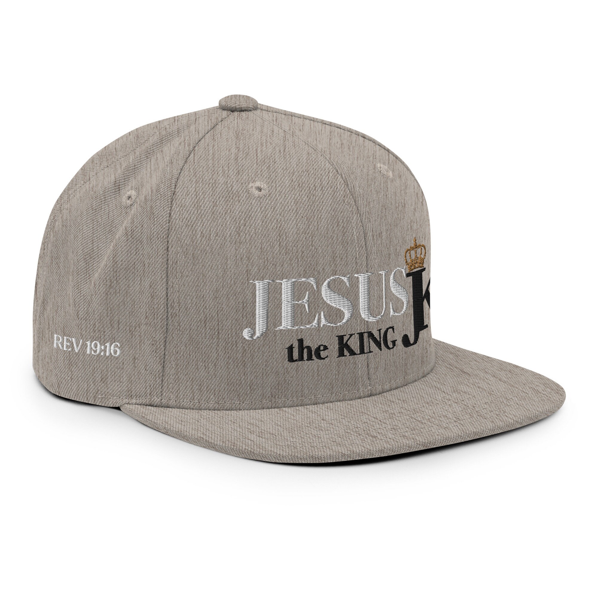 Jesus the King Snapback Hat, King Jesus Hat, Jesus King Cap, JK ...