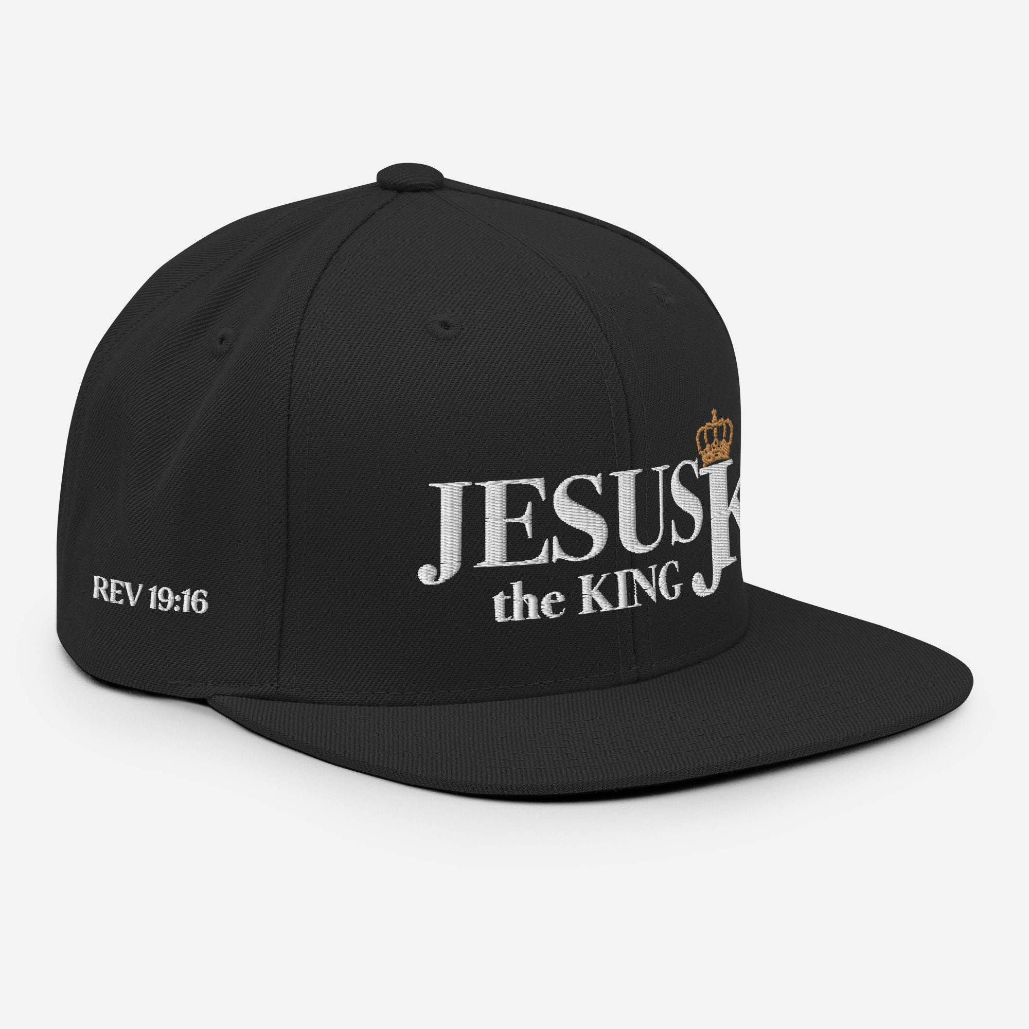 Jesus the King Snapback Hat, King Jesus Hat, Jesus King Cap, JK ...