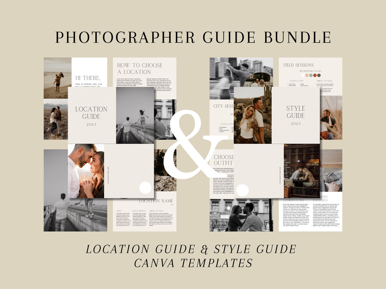 Photographer Guide Bundle Location Guide and Style Guide - Etsy