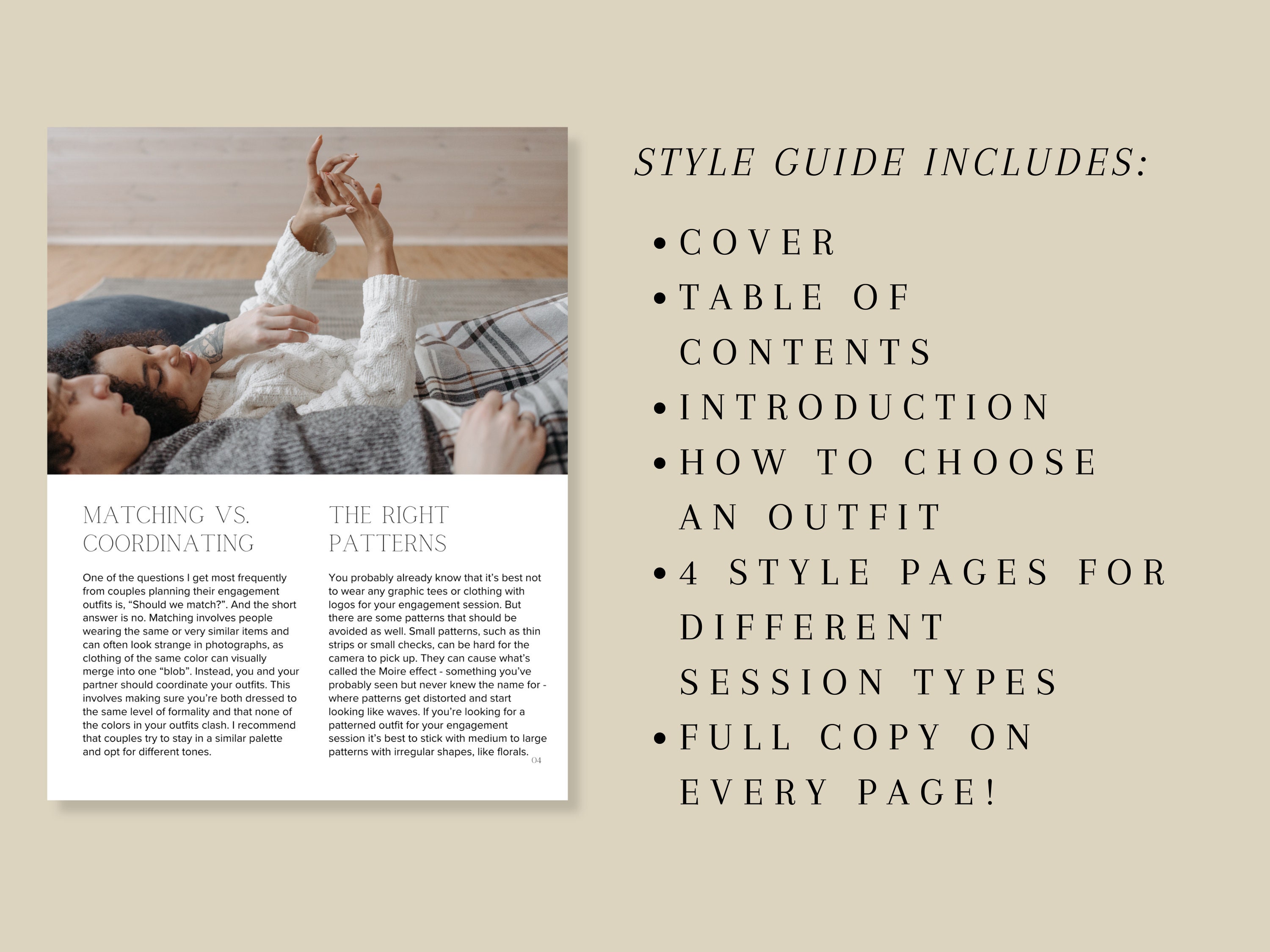 Photographer Guide Bundle, Location Guide and Style Guide Canva ...