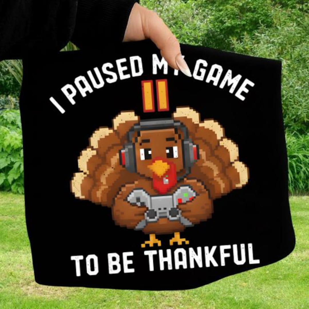 Funny Gamer Turkey Thanksgiving PNG | Gaming Sublimation (digital ...