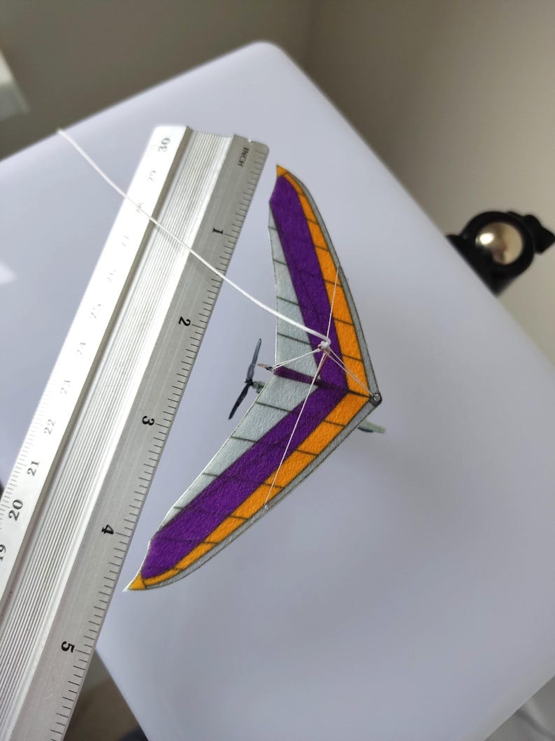 Felt Ornament Motor Hang Glider (tandem) Miniature. Hang Glider ...