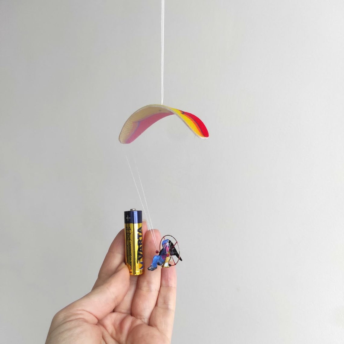 Gift for Paraglider. Paraglider PPG Souvenir, Hanging Ornament ...