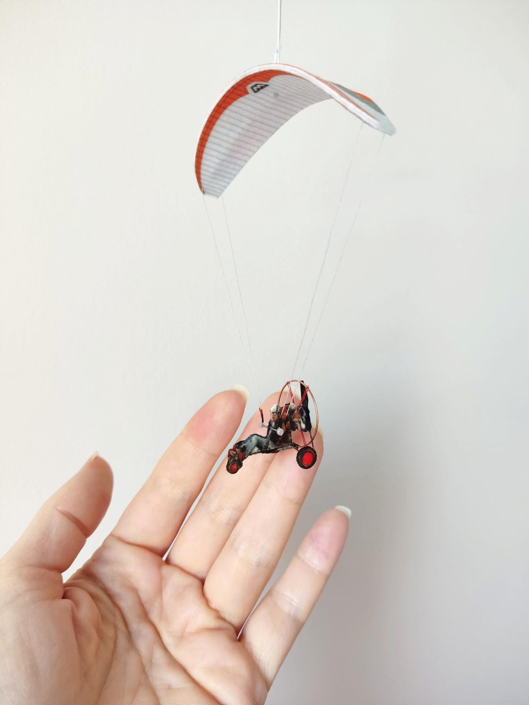 Gift for Paraglider. Paraglider PPG With Trike (souvenir), Hanging ...