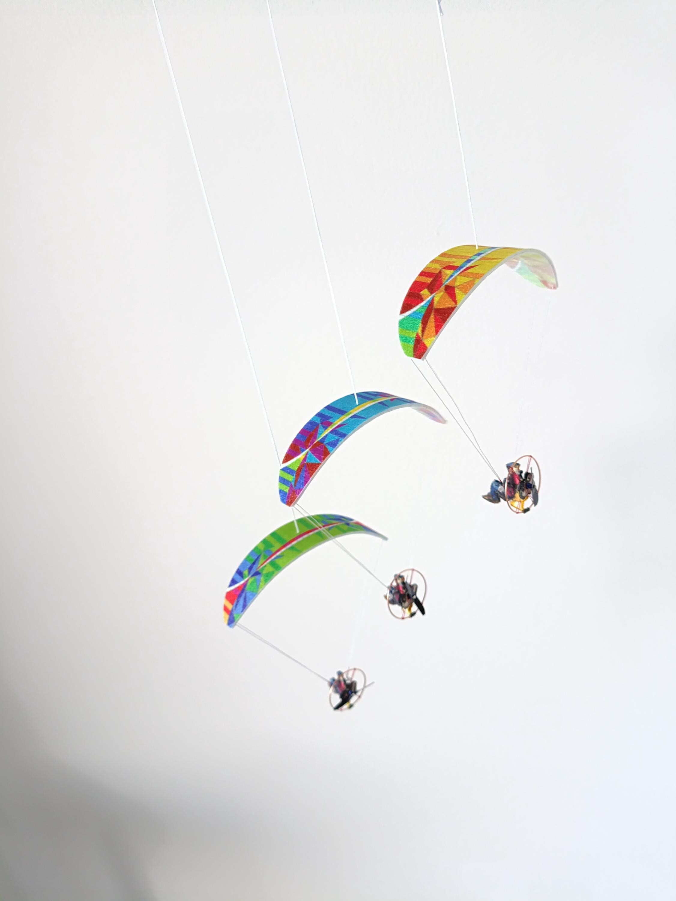 Gift for Paraglider. Paraglider PPG Souvenir, Hanging Ornament ...