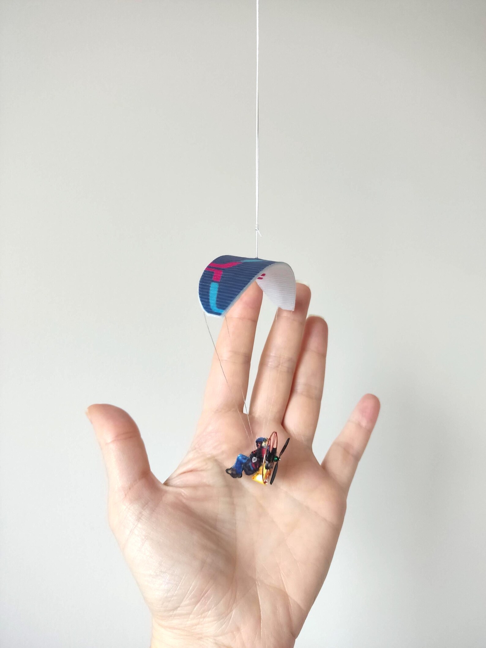 Gift for Paraglider. Paraglider PPG Souvenir, Hanging Ornament ...