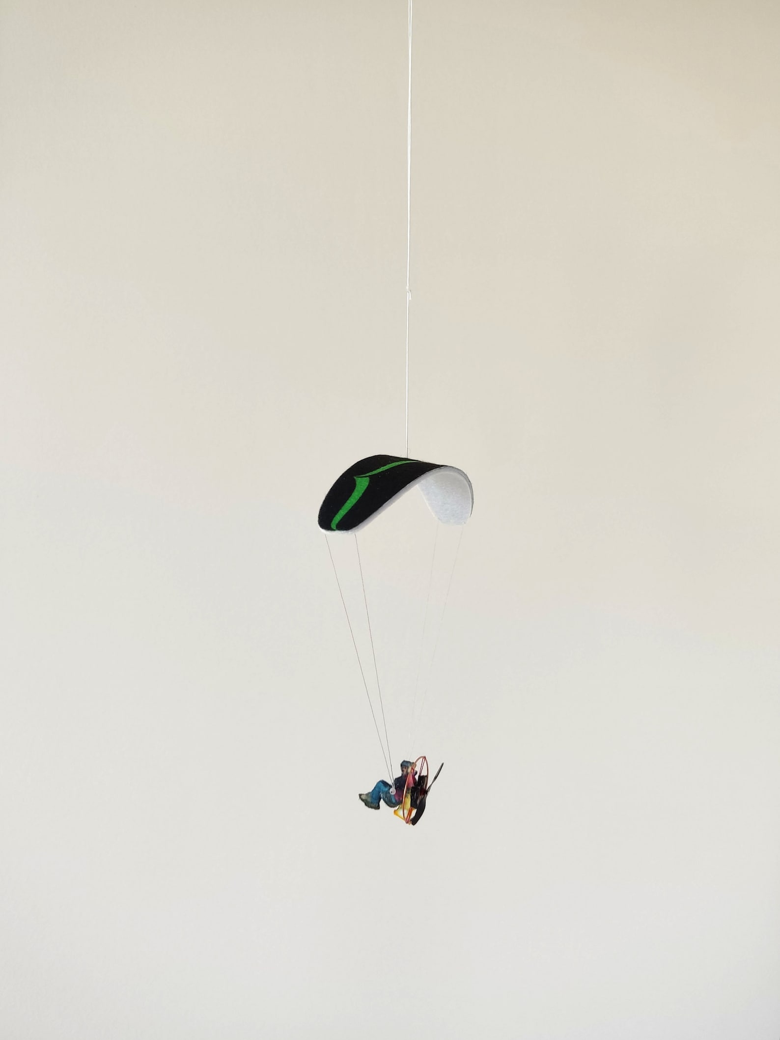 Gift for Paraglider. Paraglider PPG Souvenir, Hanging Ornament ...