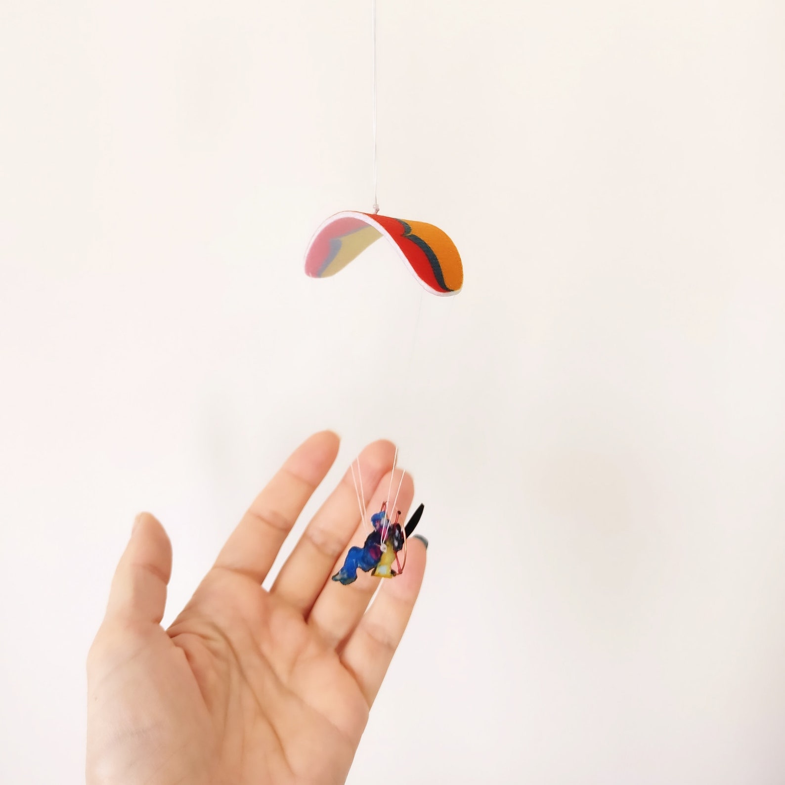 Gift for Paraglider. Paraglider PPG Souvenir, Hanging Ornament ...
